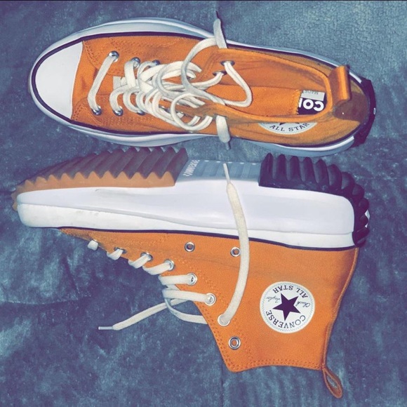 Shoes | Converse Run Star Hike High Top Mustard Yellow | Poshmark